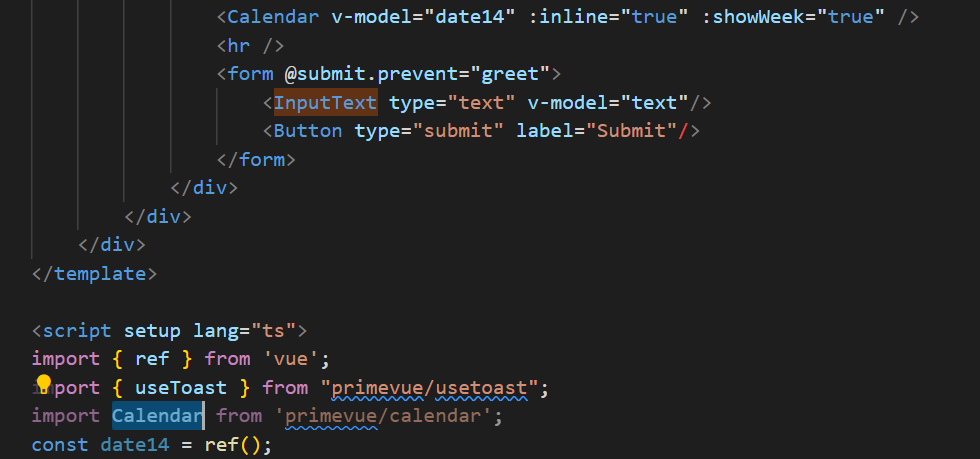 Nuxt3 Use Calendar Error · Issue 2841 · Primefacesprimevue · Github