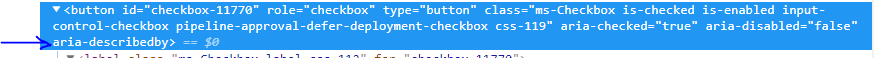 Checkbox accepting null ariaDescribedBy and creating an attribute without value · Issue #4985 ...