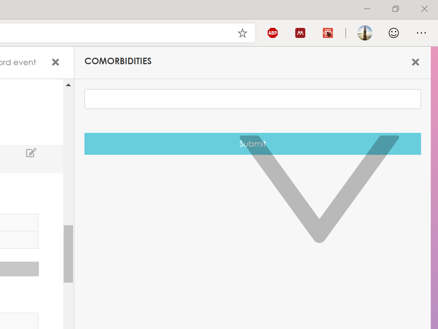The MedDRA selection drop menu in Electron is misbehaved · Issue #368 · dsi-icl/optimise · GitHub