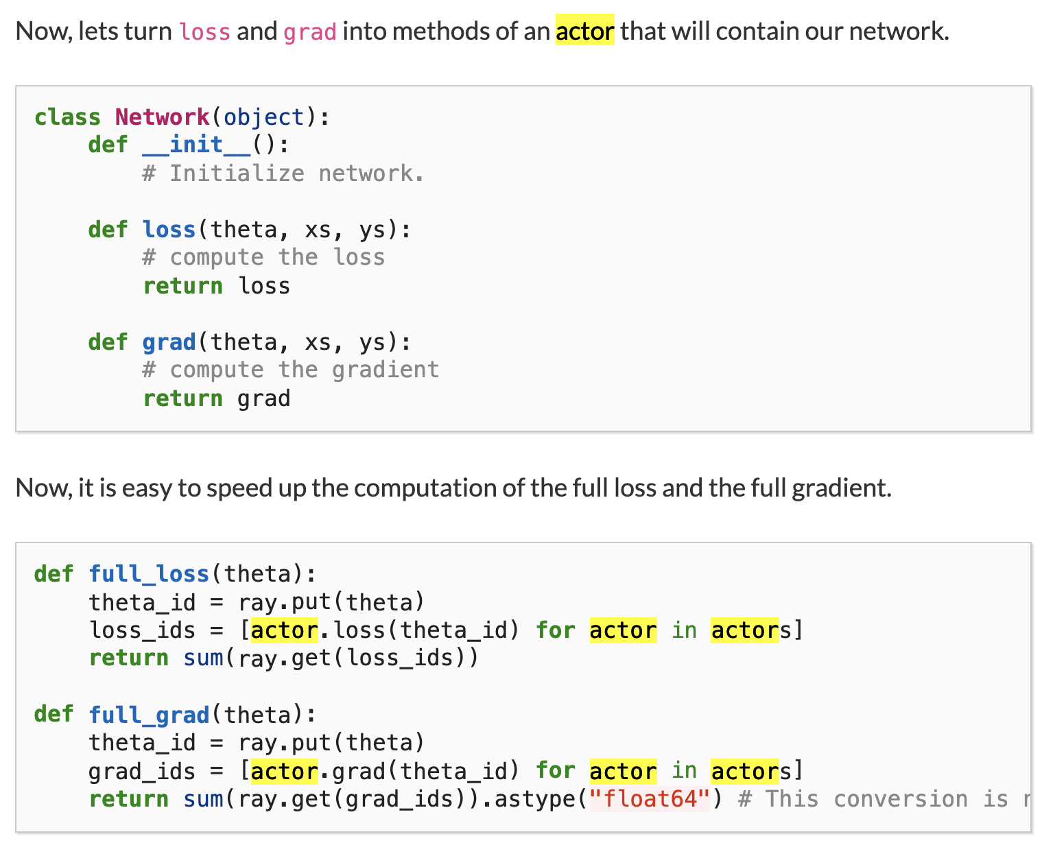 [Core] [Documentation] LBFGS example in documentation doesn't seem correct. · Issue #21328 · ray ...