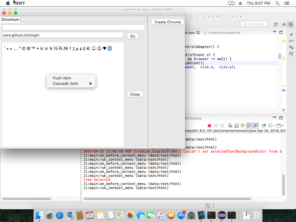 Menu handler not working · Issue #59 · equodev/chromium · GitHub