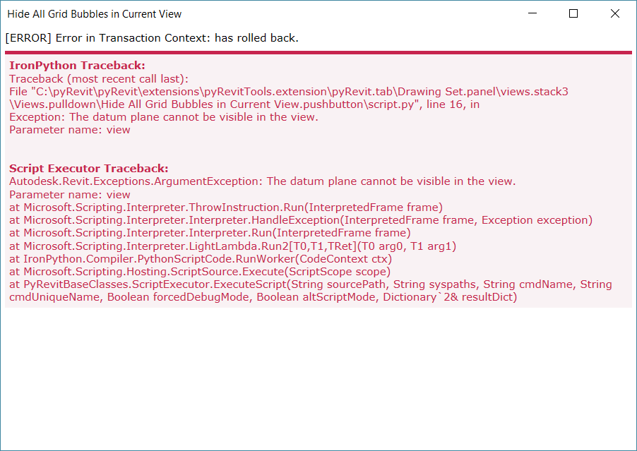 Hide All Grid bubbles in Current View · Issue #251 · pyrevitlabs/pyRevit · GitHub