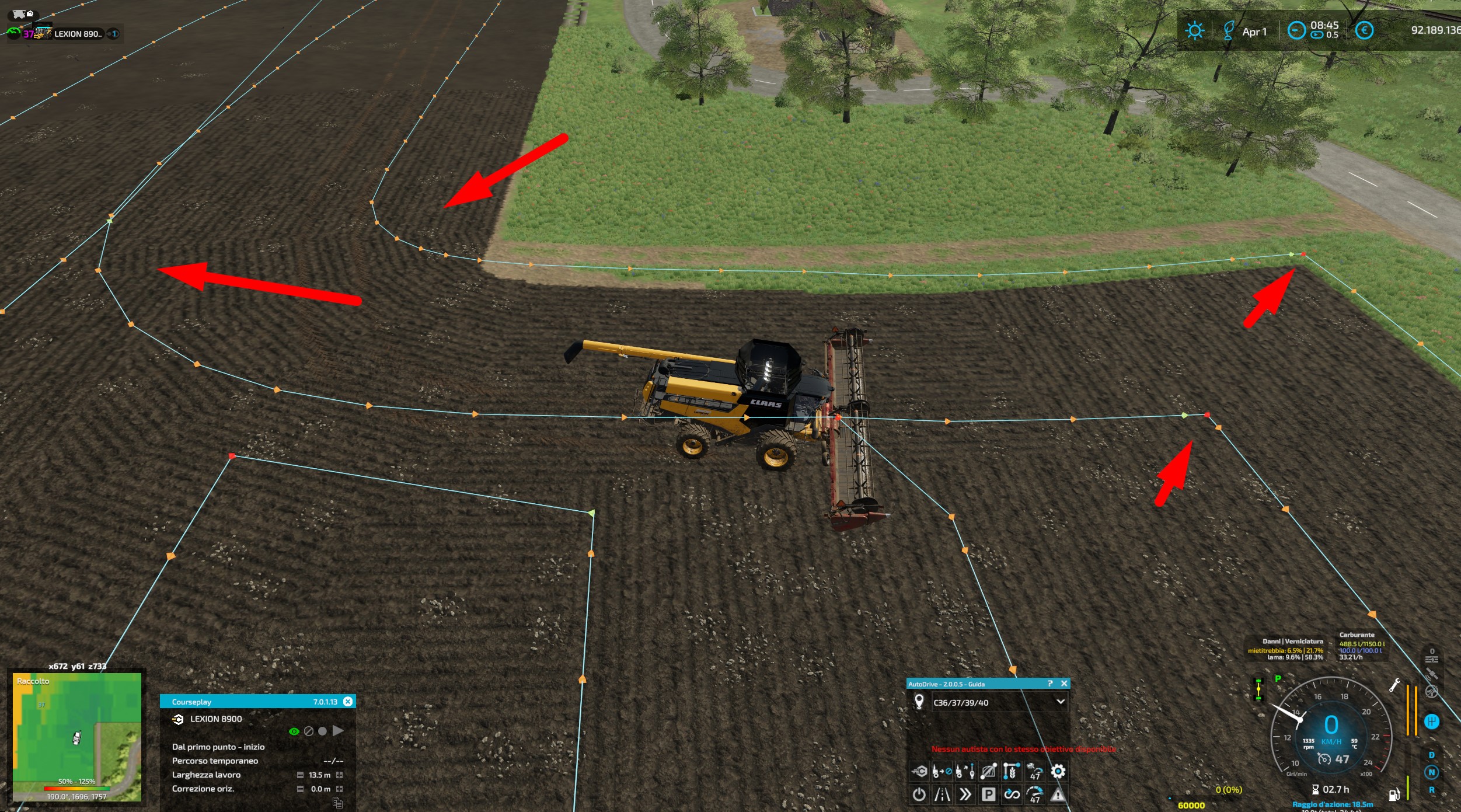 [BUG_SP] Path creation. · Issue #1447 · Courseplay/Courseplay_FS22 · GitHub