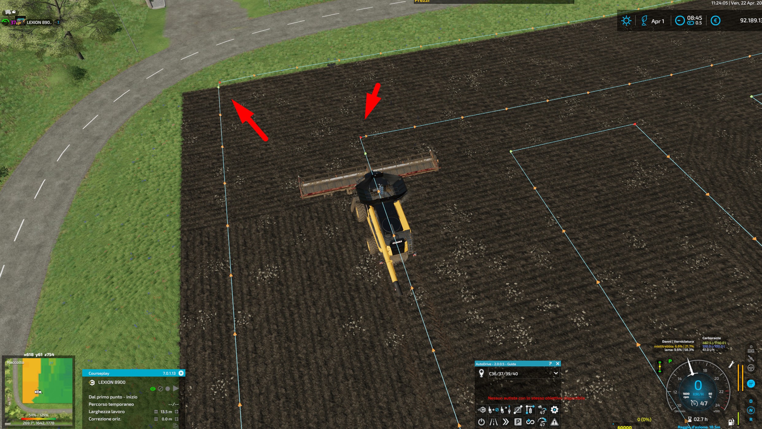 [BUG_SP] Path creation. · Issue #1447 · Courseplay/Courseplay_FS22 · GitHub