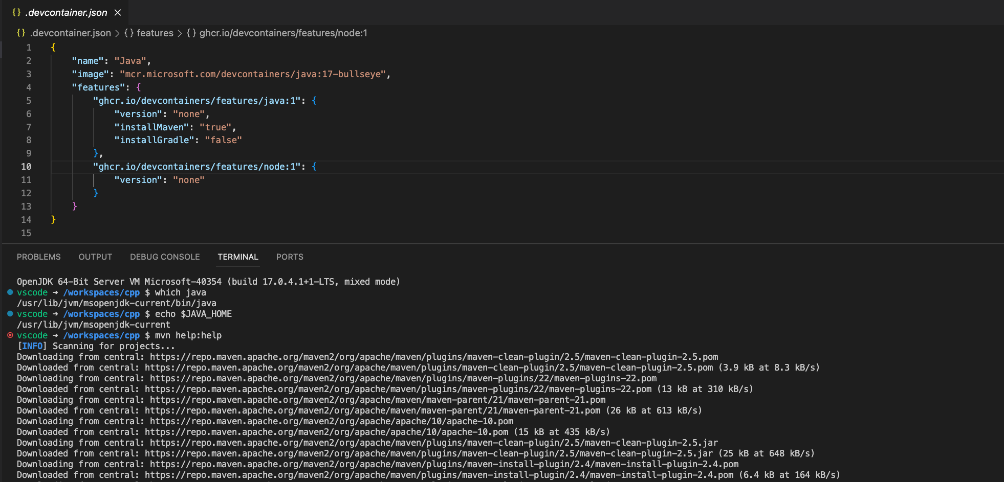 JAVA_HOME points to sdkman jdk home instead of microsoft Java home · Issue #158 · devcontainers ...