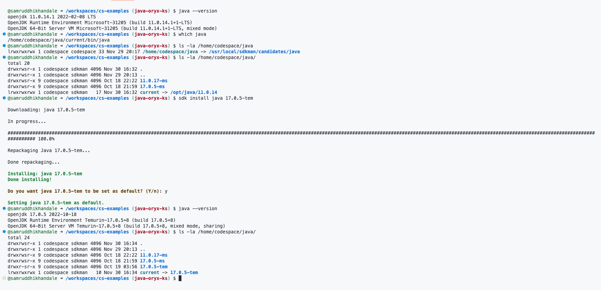 Sdkman cannot be used with JVM in codespaces · Issue #187 · devcontainers/images · GitHub