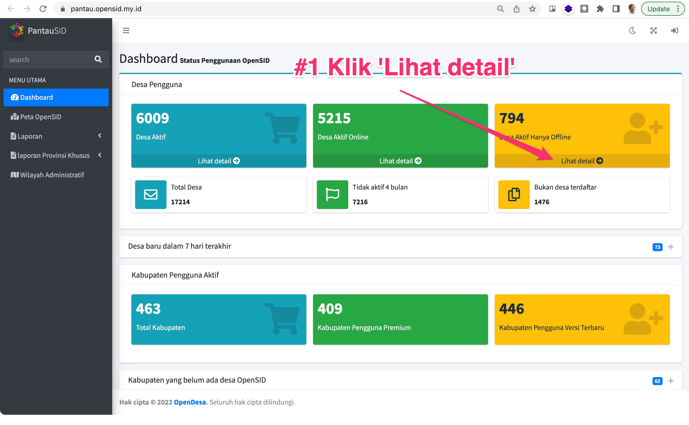 Desa yg mempunyai web salah kategori sebagai offline saja · Issue #113 · OpenSID/pantau · GitHub