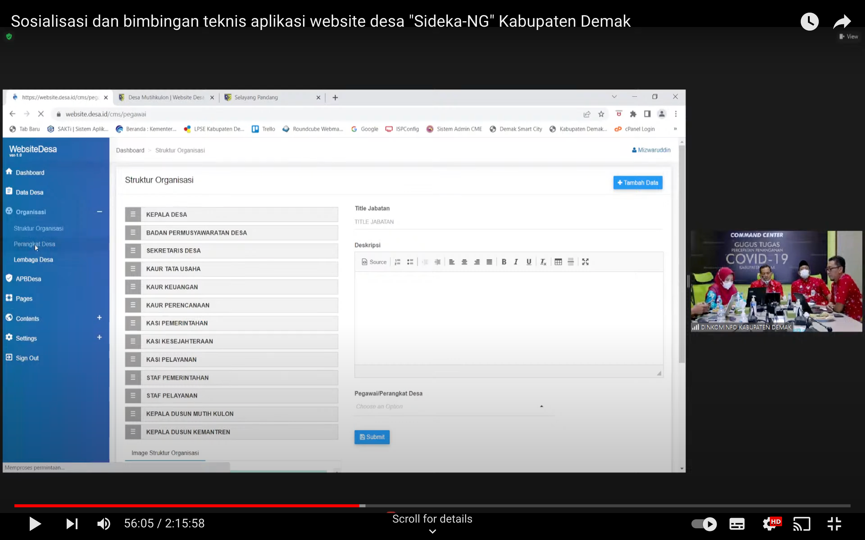 Permintaan fitur: Pengelolaan struktur organisasi terpisah dari perangkat desa · Issue #5629 ...