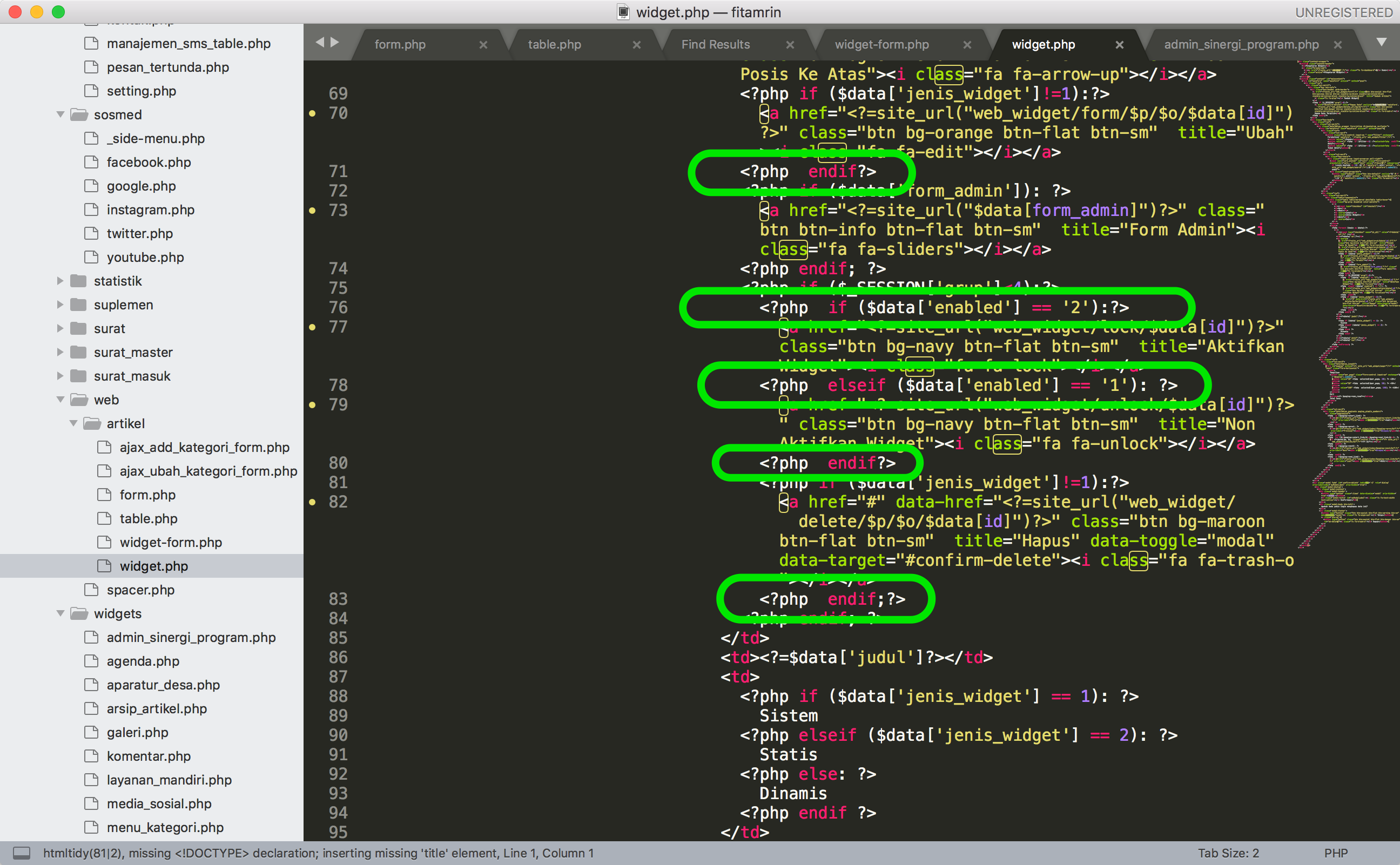 [tampilan-admin] seragamkan penulisan php di view · Issue #1171 · OpenSID/OpenSID · GitHub