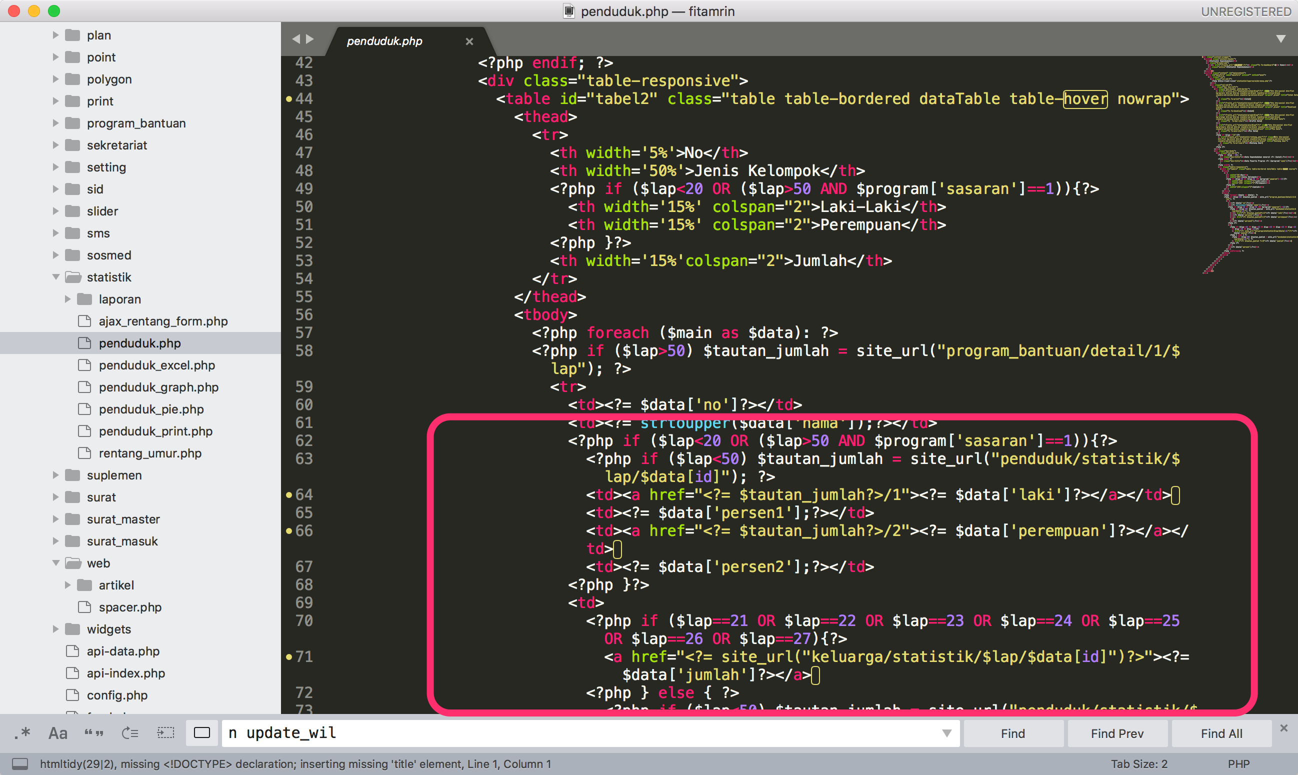 [tampilan-admin] Script yang melanggar aturan penulisan script · Issue ...