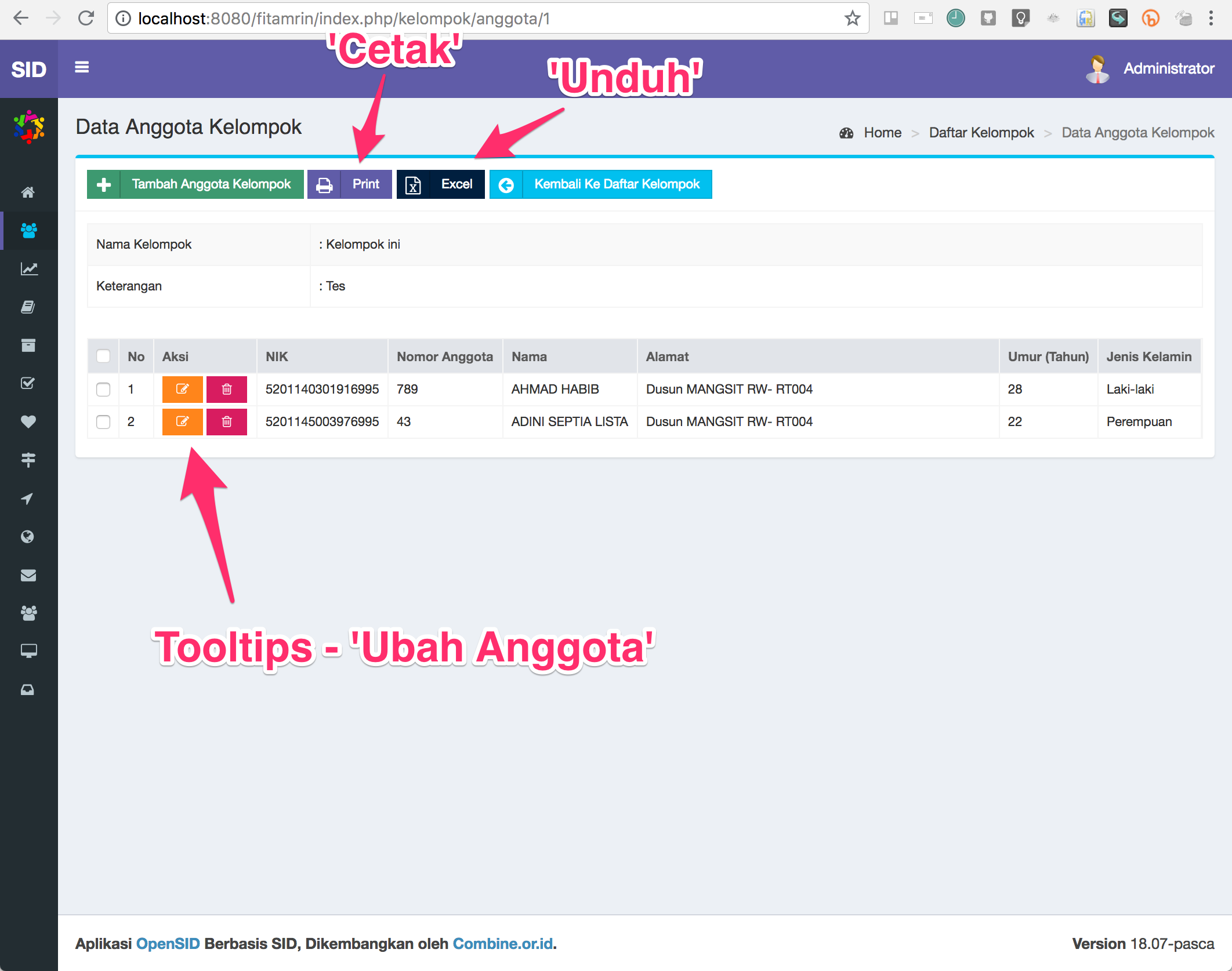 [tampilan-admin] Perbaiki rincian anggota kelompok · Issue #1335 · OpenSID/OpenSID · GitHub