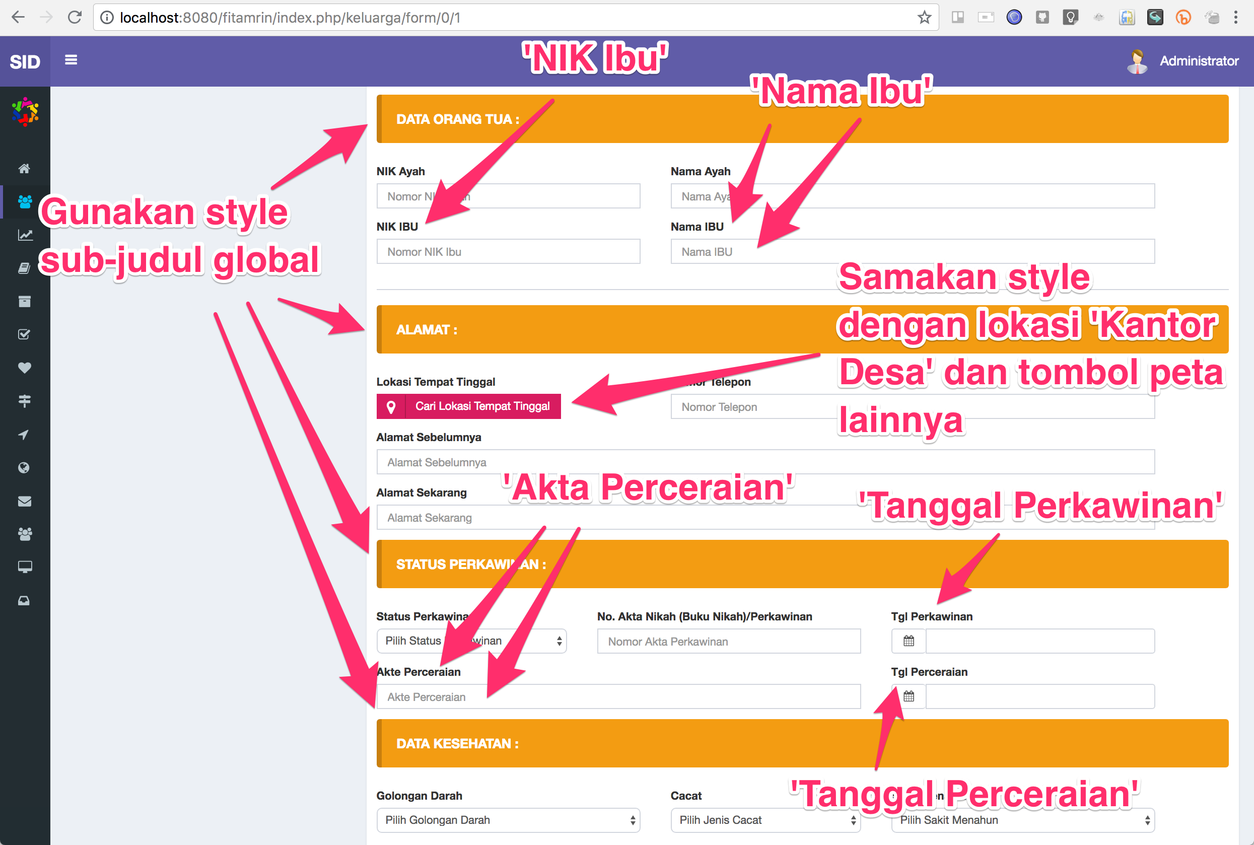 [tampilan-admin] Perbaikan form tambah data KK baru · Issue #1343 ...