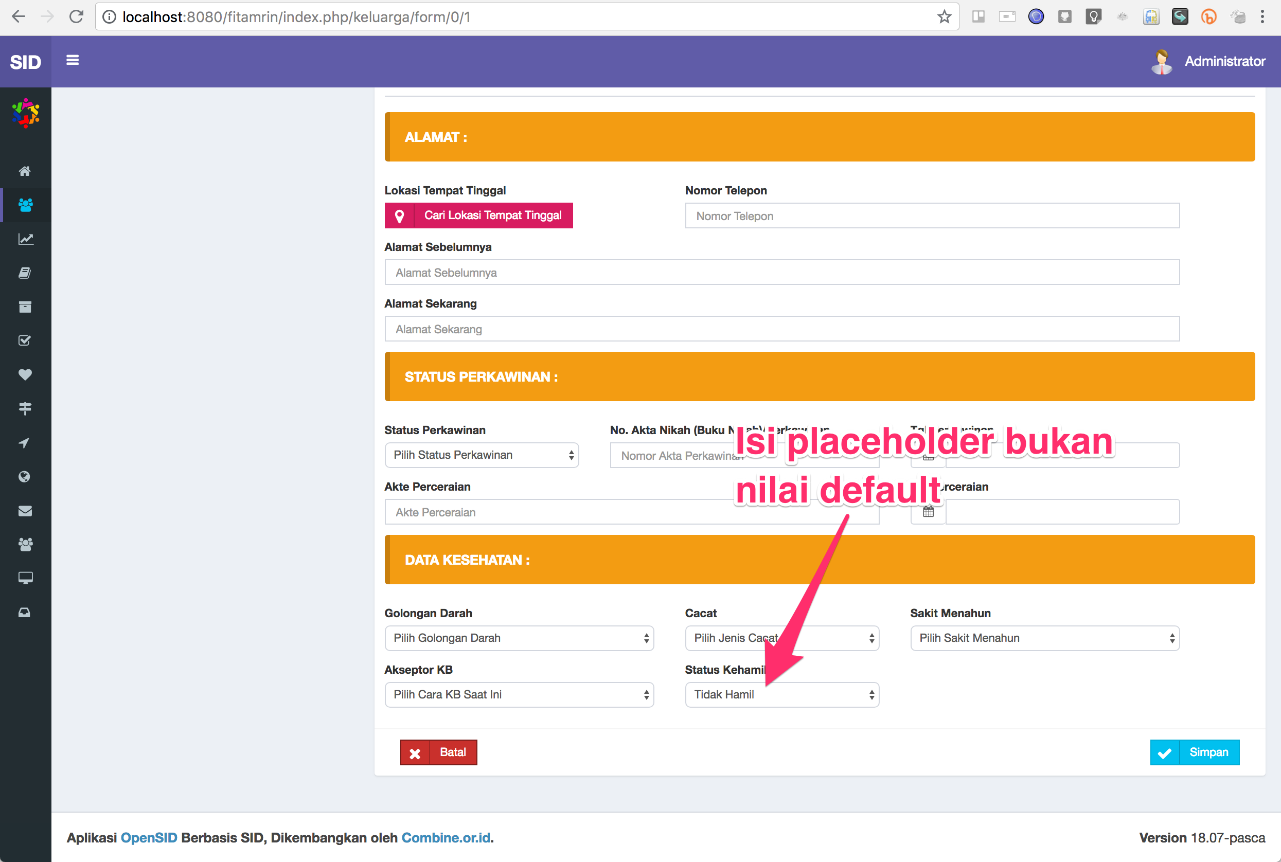 [tampilan-admin] Perbaikan form tambah data KK baru · Issue #1343 ...