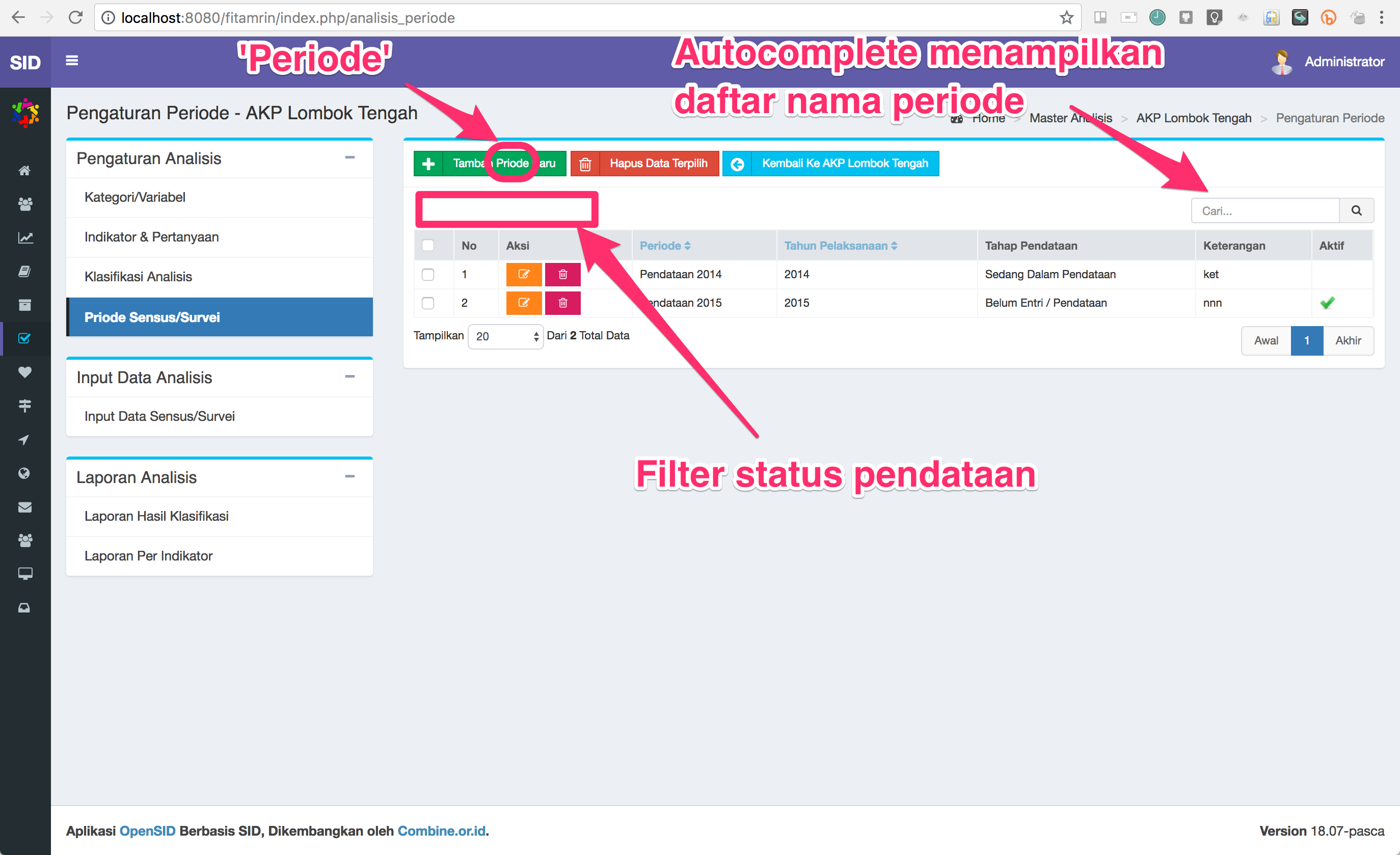 [tampilan-analisis] Perbaikan periode analisis · Issue #1380 · OpenSID/OpenSID · GitHub