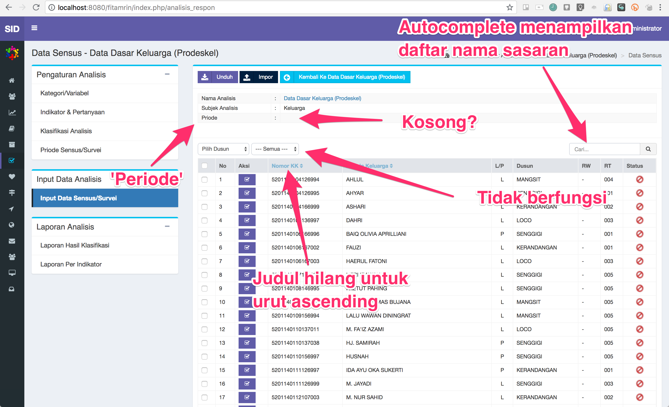 [Bug] Error input data sensus untuk periode tidak aktif · Issue #1412 · OpenSID/OpenSID · GitHub
