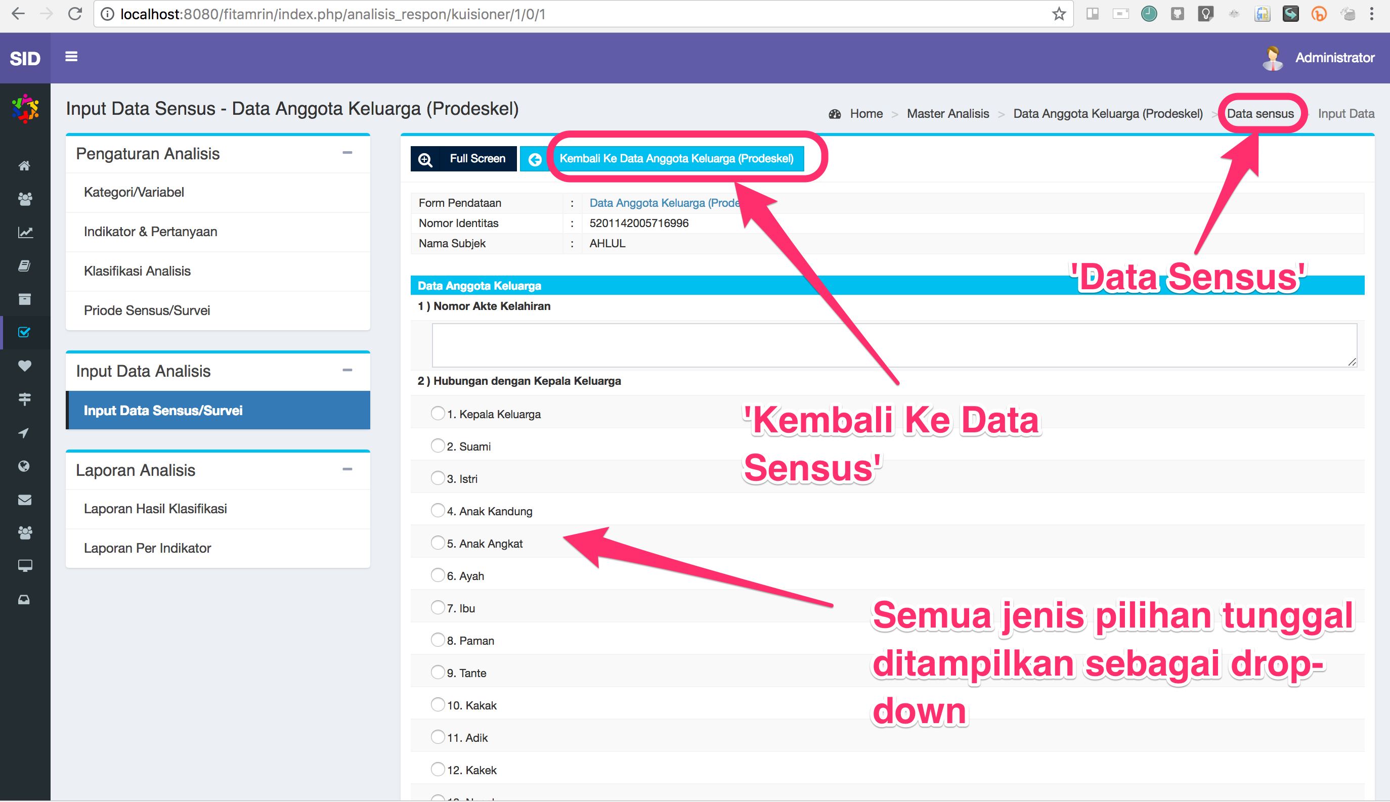 [tampilan-admin] Perbaikan input data survei analisis · Issue #1384 ...