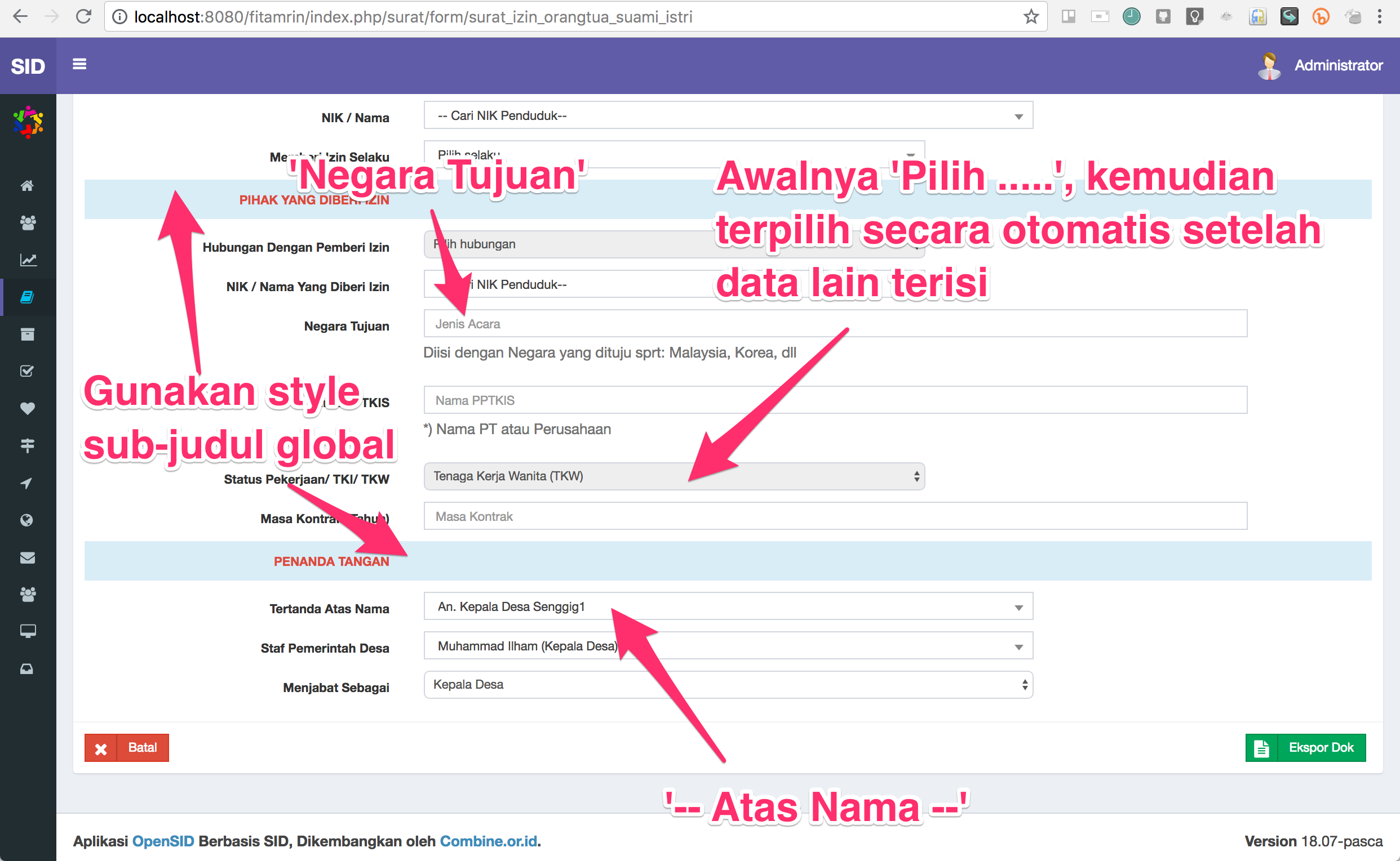 [tampilan-admin] Perbaikan Surat Keterangan Izin Orang Tua /Suami/Istri · Issue #1503 · OpenSID ...