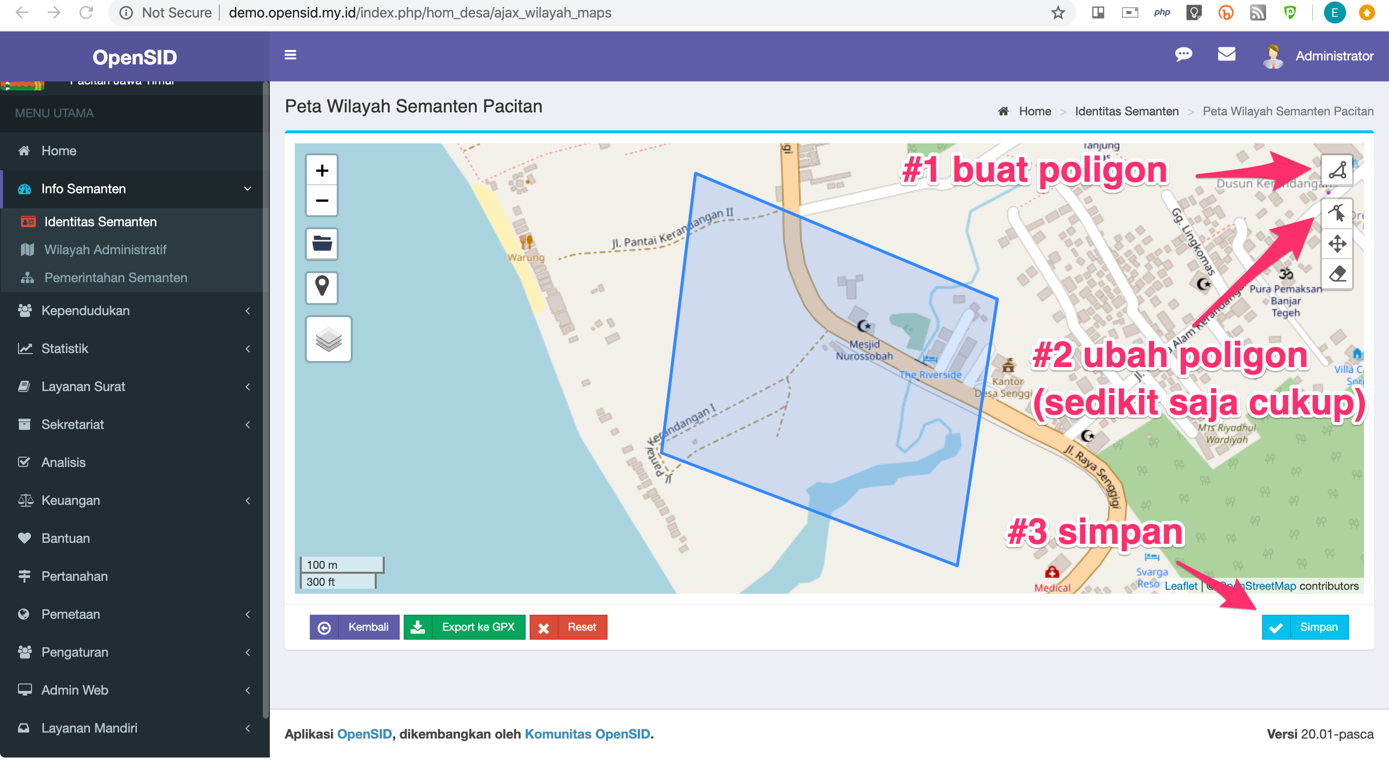 Gambar Peta poligon tidak tersimpan · Issue #2641 · OpenSID/OpenSID · GitHub