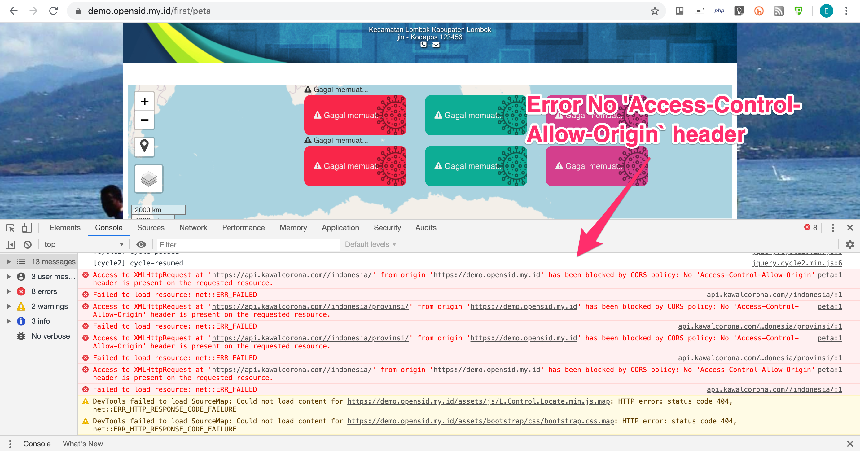 Error mengakses api.kawalcorona.com · Issue #3039 · OpenSID/OpenSID · GitHub