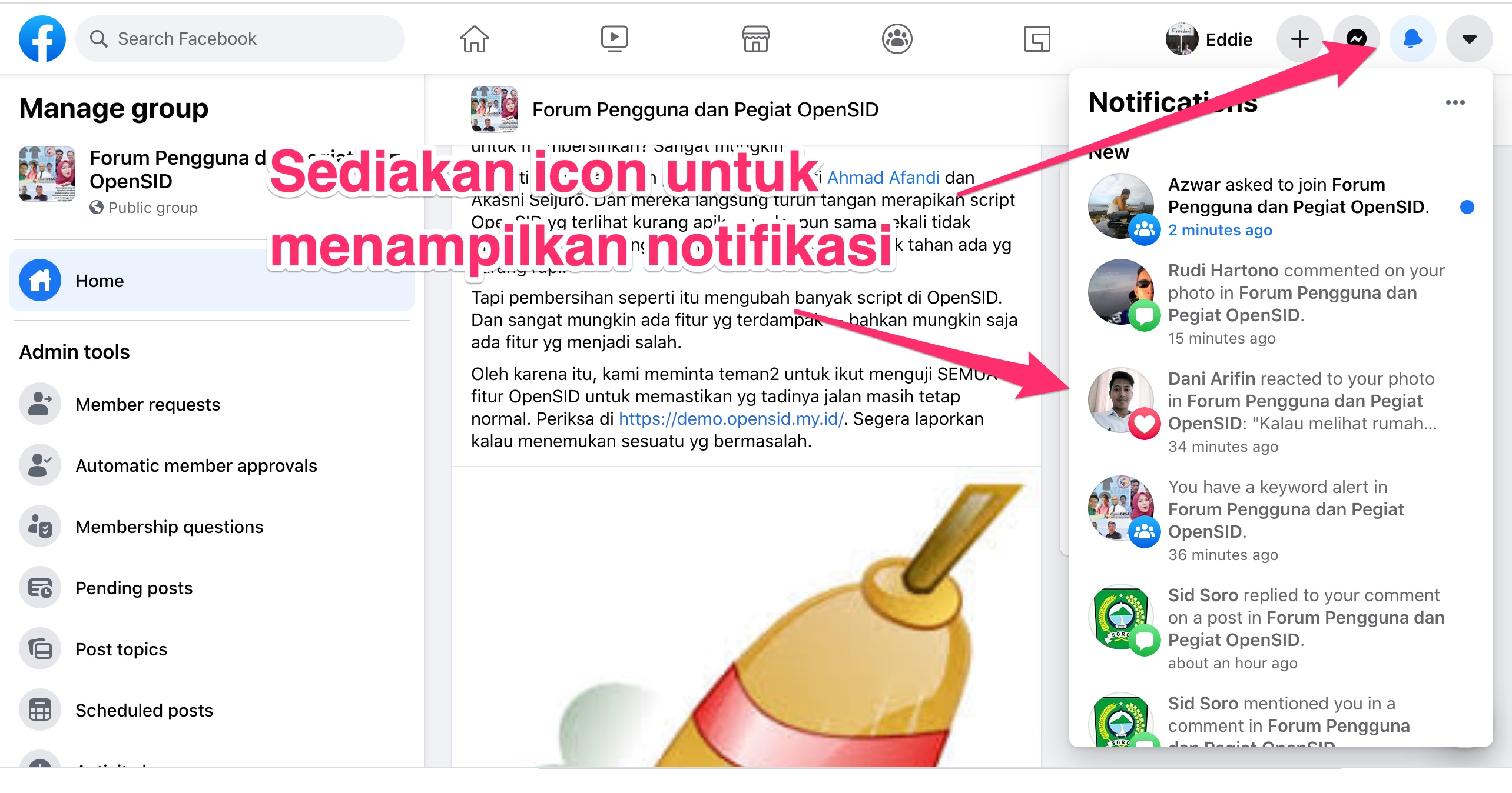 [Notifikasi] Tampilkan daftar notifikasi · Issue #3578 · OpenSID ...