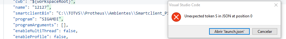 Não consigo abrir o SmartClient via Debug · Issue #888 · totvs/tds-vscode · GitHub