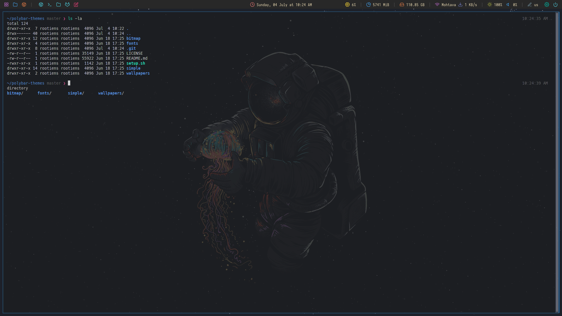 GitHub - rootiens/polybar-configs