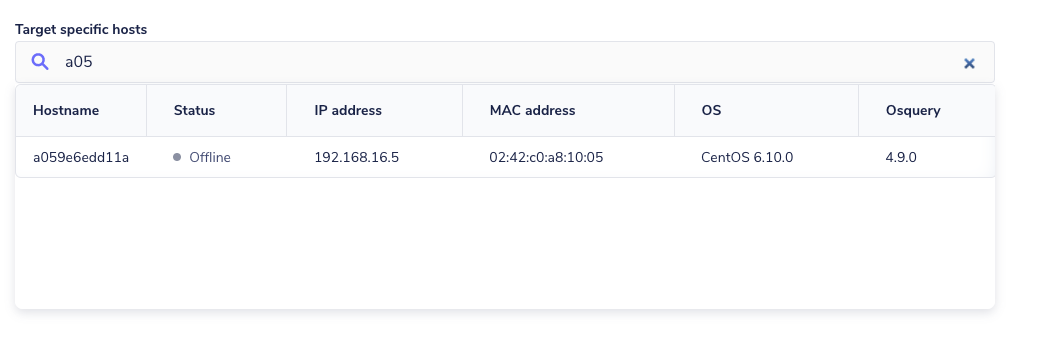 On Query - Select Targets, make the interface less confusing when selecting a single target from ...