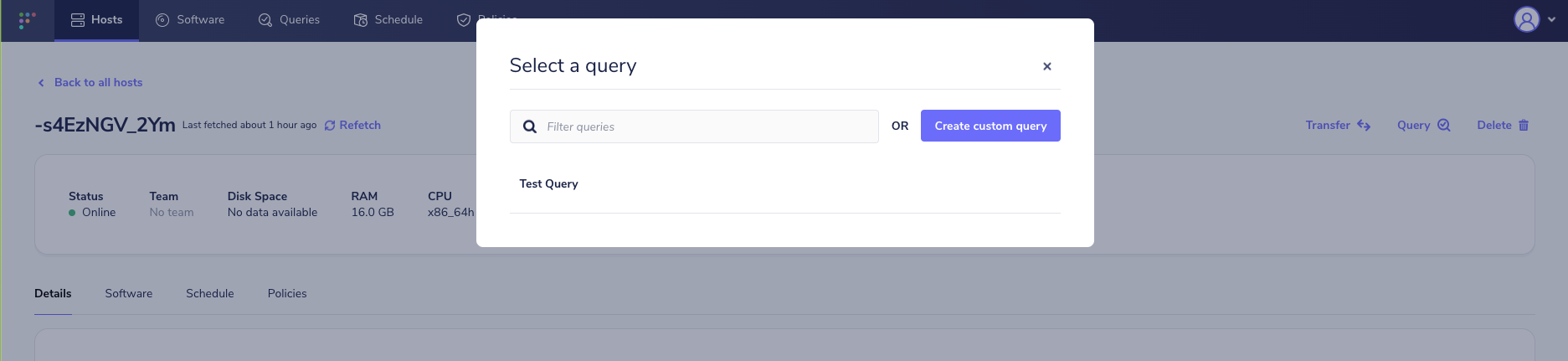 Improve live query experience by saving selected targets · Issue #3245 · fleetdm/fleet · GitHub
