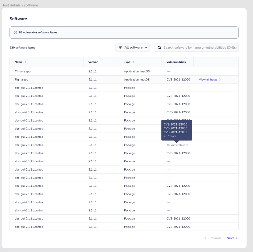 Host details page: Add "Vulnerabilities" column · Issue #4214 · fleetdm/fleet · GitHub