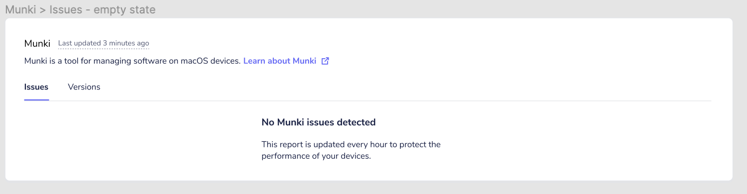 Add new Munki issues card for MacOS hosts · Issue #6931 · fleetdm/fleet · GitHub