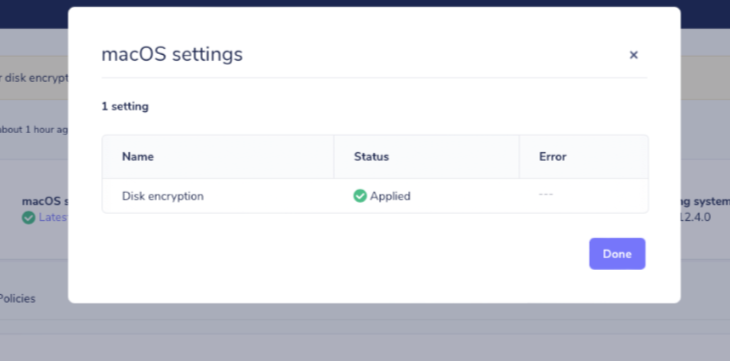 FileVault: The status of the host should be "pending" until we're able to decrypt the encryption ...