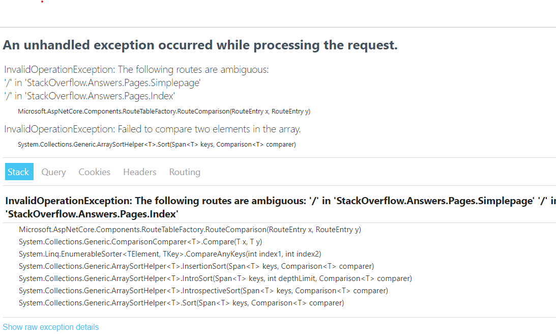 Ambiguous Routes · Issue 38380 · Dotnet Aspnetcore · Github