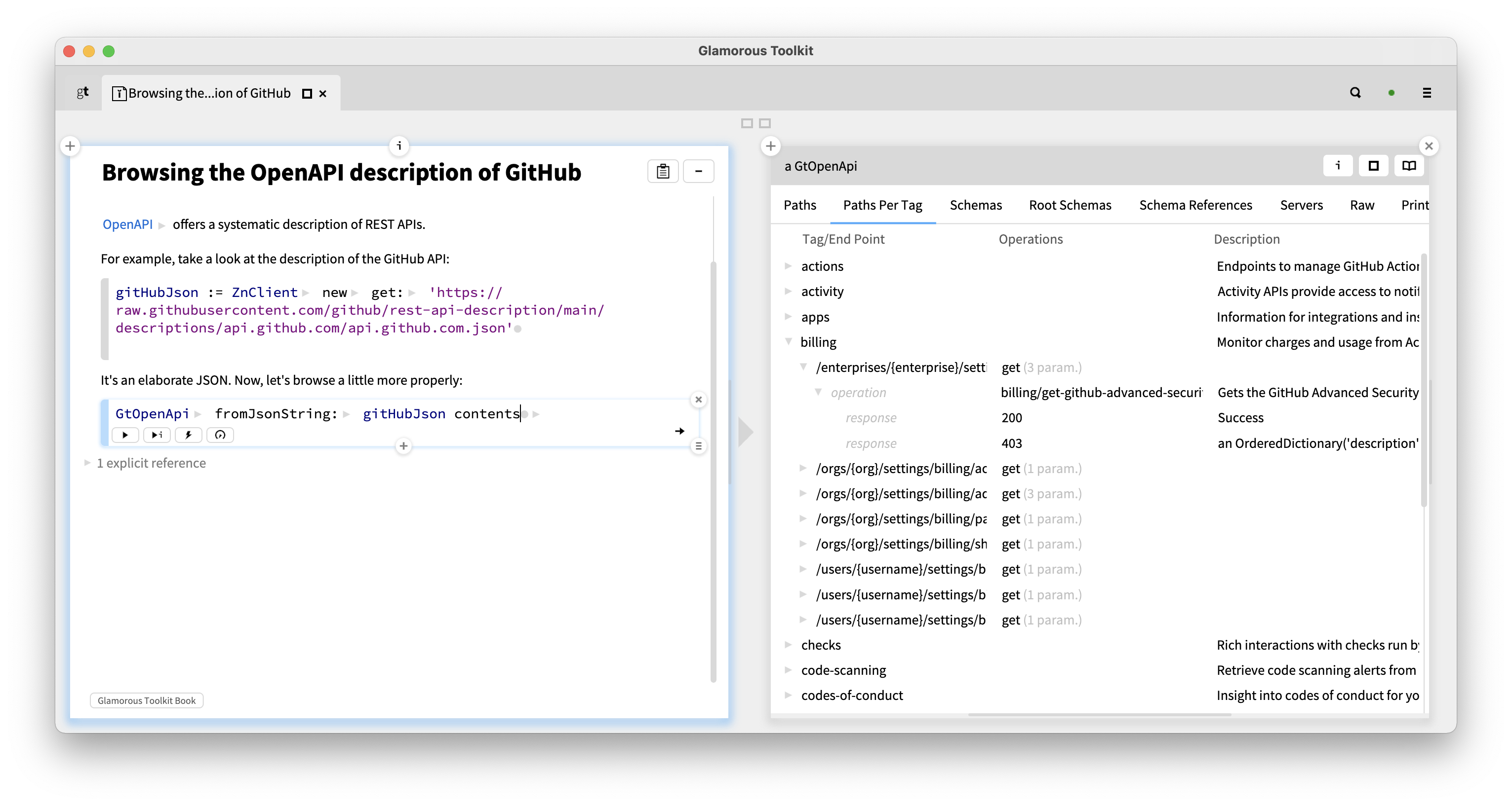 Add gt4openapi · Issue #2899 · feenkcom/gtoolkit · GitHub