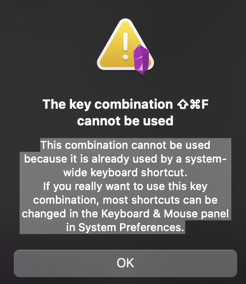 Cannot bind cmd+shift+f · Issue #1219 · ianyh/Amethyst · GitHub