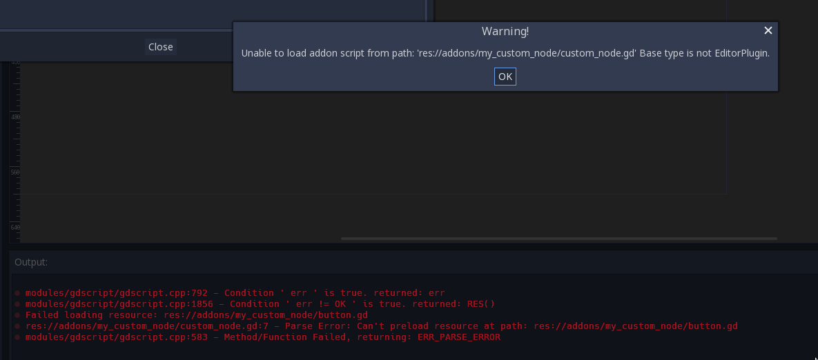 Plugin error not selectable · Issue #20662 · godotengine/godot · GitHub