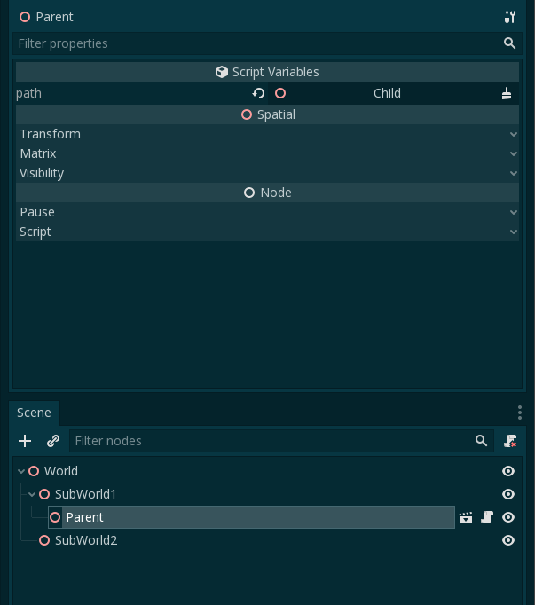 Incorrect dynamic value for exported NodePath after reparenting in Editor · Issue #30534 ...