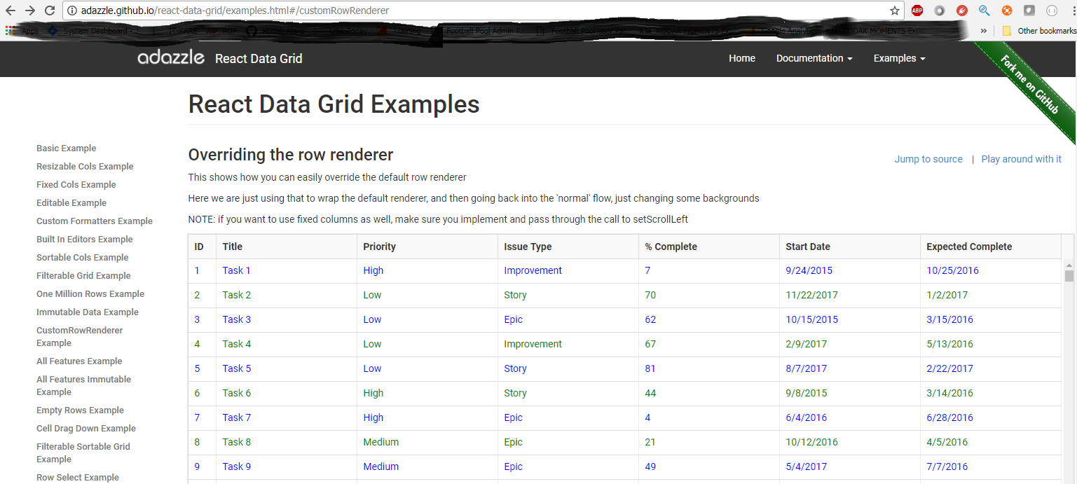Docs/Examples: Changing background changes foreground instead? · Issue #1050 · adazzle/react ...