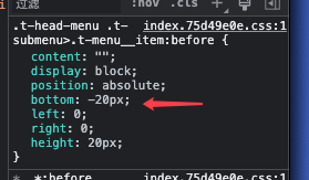 [menu] 包含次级菜单的menu组件before超出实际menu高度，会误触发 · Issue #1049 · Tencent/tdesign-vue · GitHub