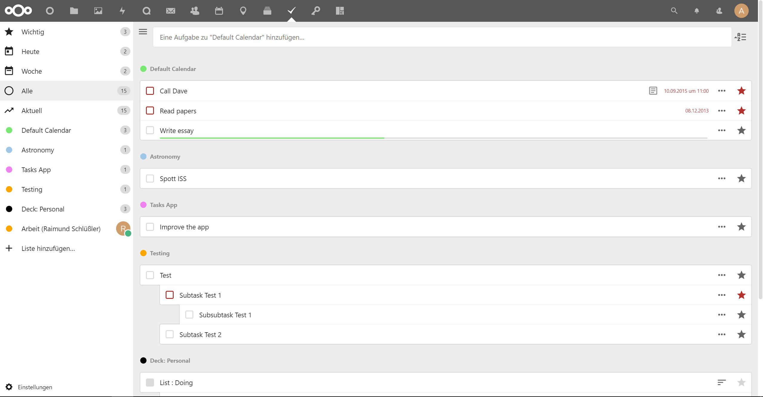 Tasks Design improvements · Issue #1665 · nextcloud/tasks · GitHub