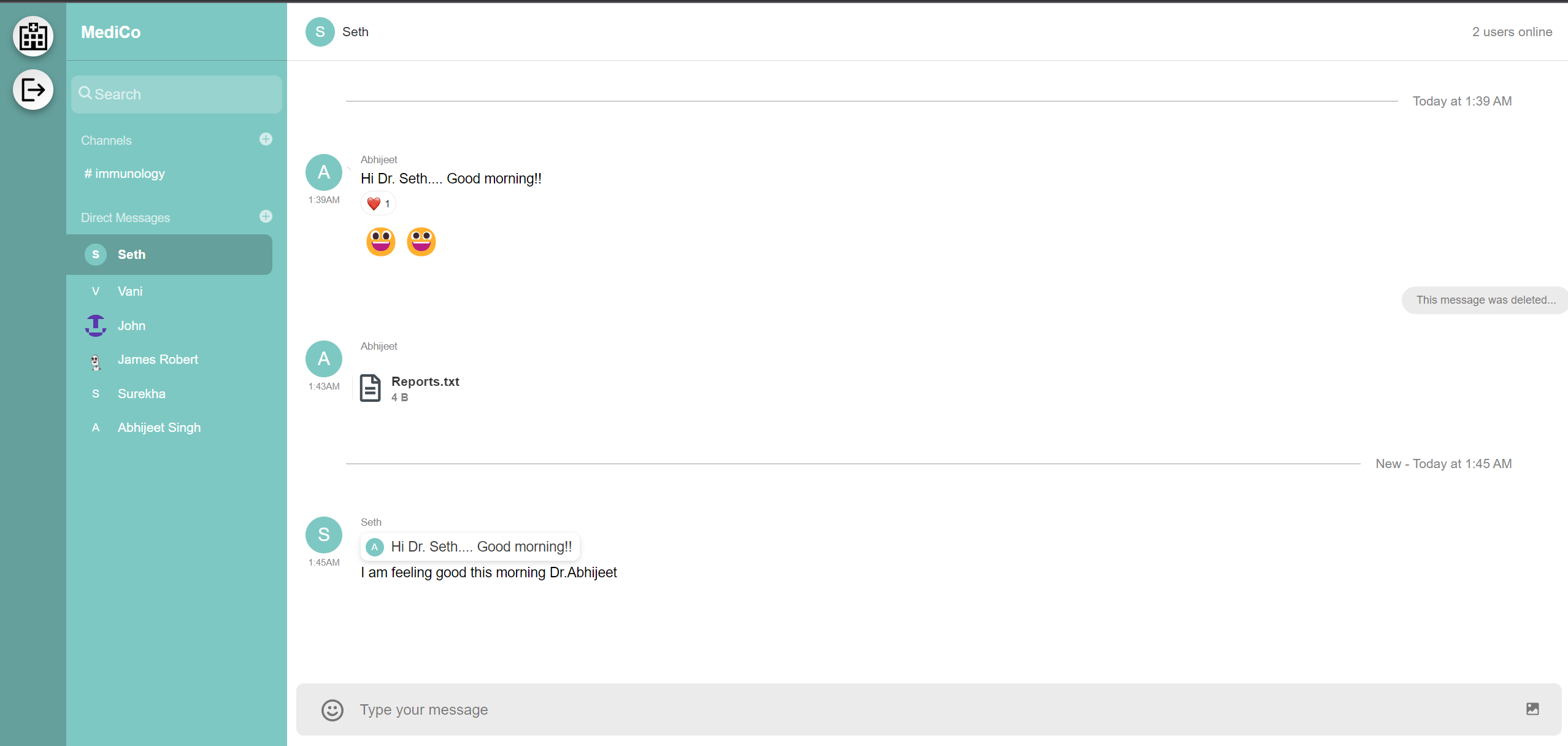 GitHub - Abhijeet-Singh1/Medical_Chat_Application: Full Stack MERN Application