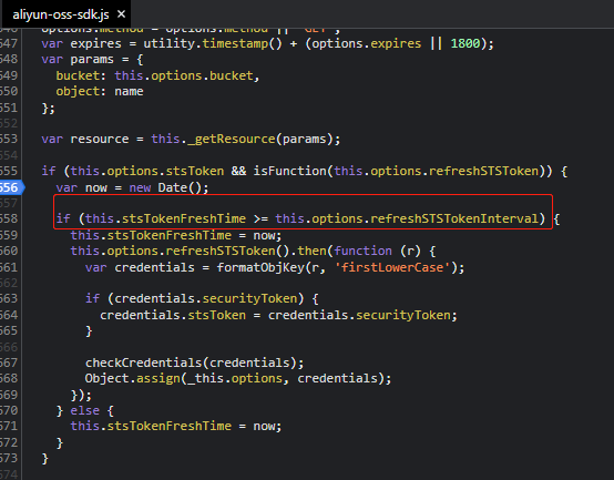 使用refreshSTSToken未生效 · Issue #960 · ali-sdk/ali-oss · GitHub