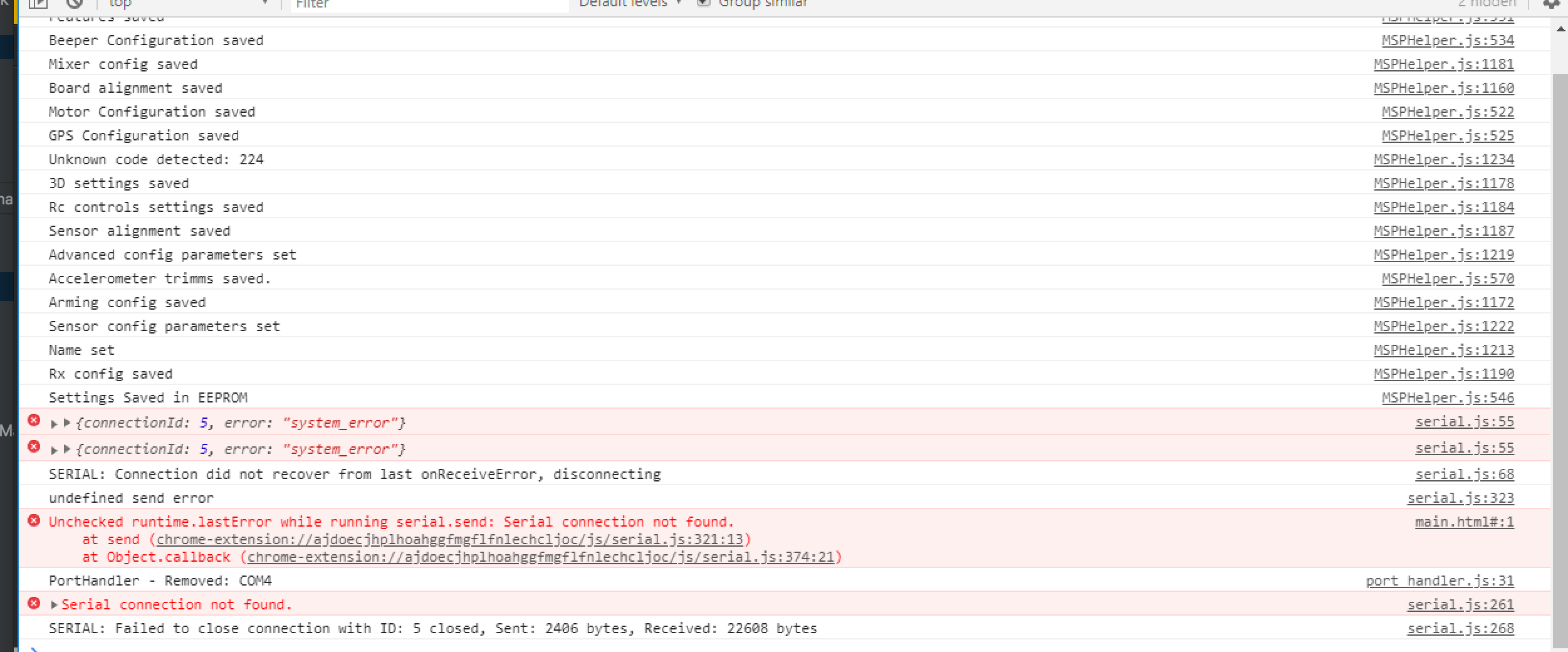 betaflight configurator stalls in cli dump all command · Issue #1140 · betaflight/betaflight ...