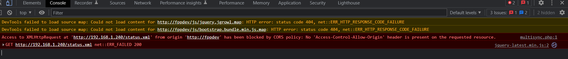 [MINOR] Multisync: CORS Error in Multisync with v2.51 Falcon controller ...