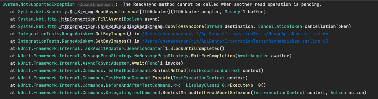 [BUG] Read operation is pending on response Content Stream · Issue #1331 · reactiveui/refit · GitHub