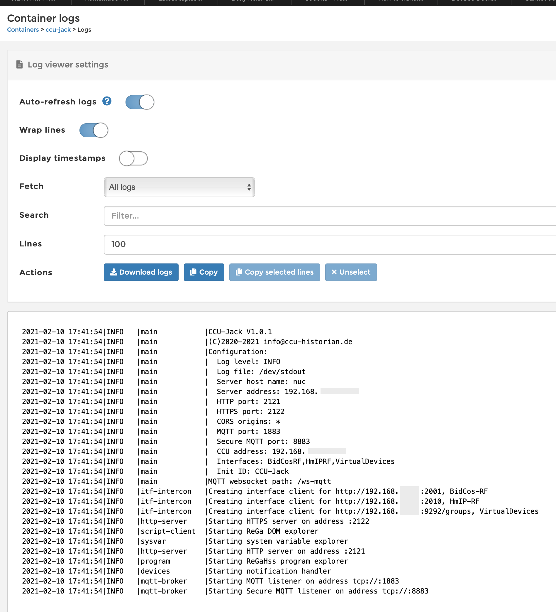 Docker-Image · Issue #32 · mdzio/ccu-jack · GitHub
