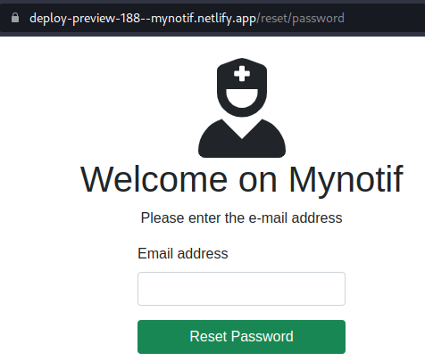 Using the enter keyboard should submit the reset password form · Issue #189 · mynotif/mynotif ...