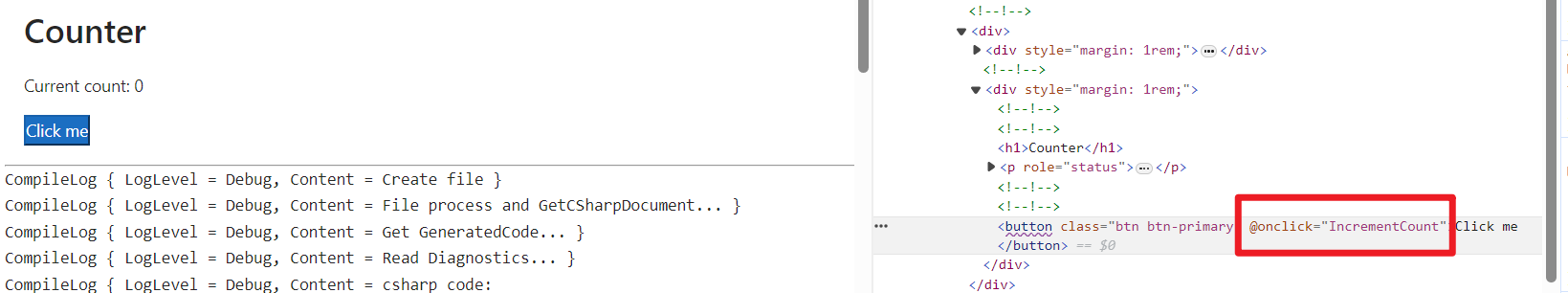 Microsoft Codeanalysis Razor Cannot Compile Events Of Native Element · Issue 9494 · Dotnet