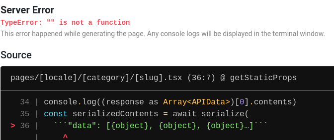 JSON embedded in content should not be parsed as JSON · Issue #225 · hashicorp/next-mdx-remote ...