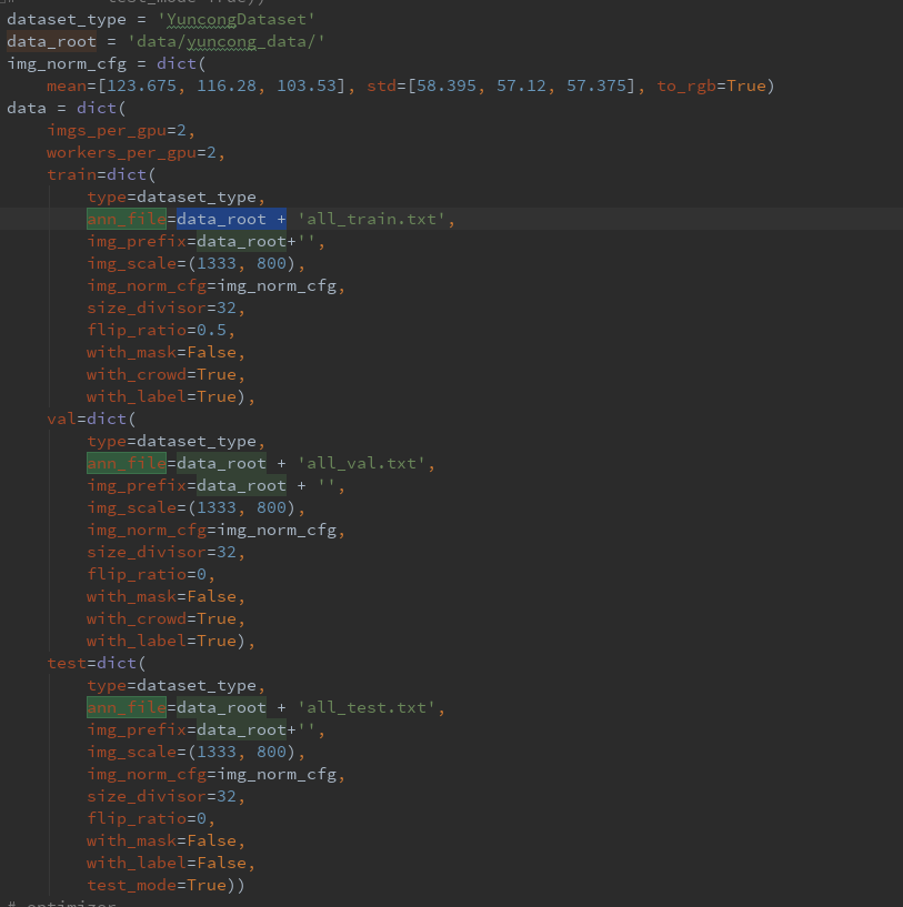 got an unexpected keyword argument 'ann_file' · Issue #165 · open-mmlab ...