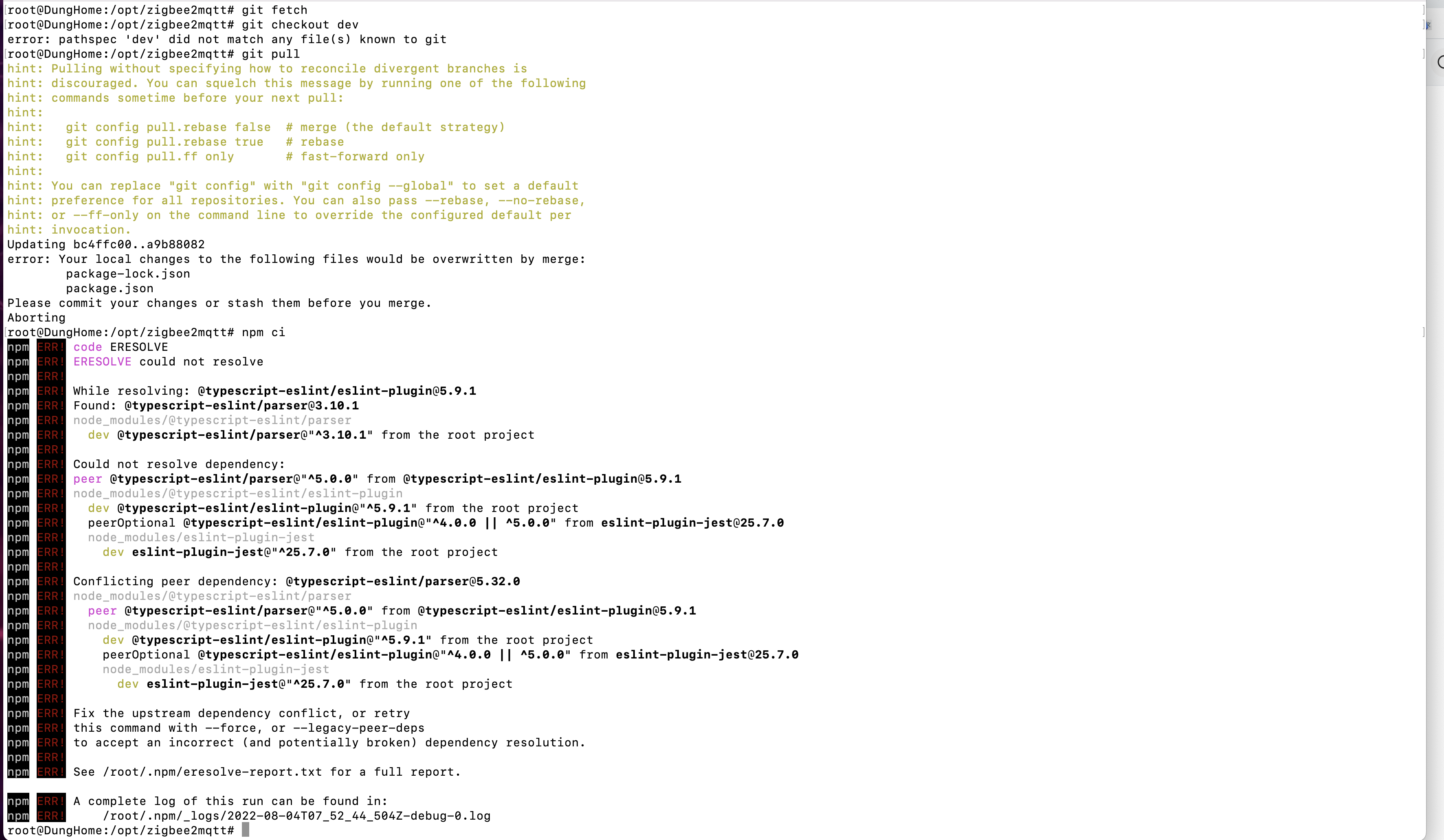 I get "Failed to configure" error · Koenkk zigbee2mqtt · Discussion #13368 · GitHub